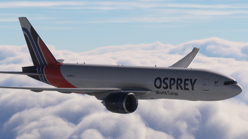 PMDG Boeing B777F Osprey World Cargo | 8K for Microsoft Flight ...