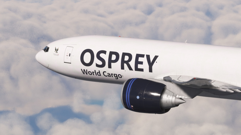 PMDG Boeing B777F Osprey World Cargo | 8K for Microsoft Flight ...
