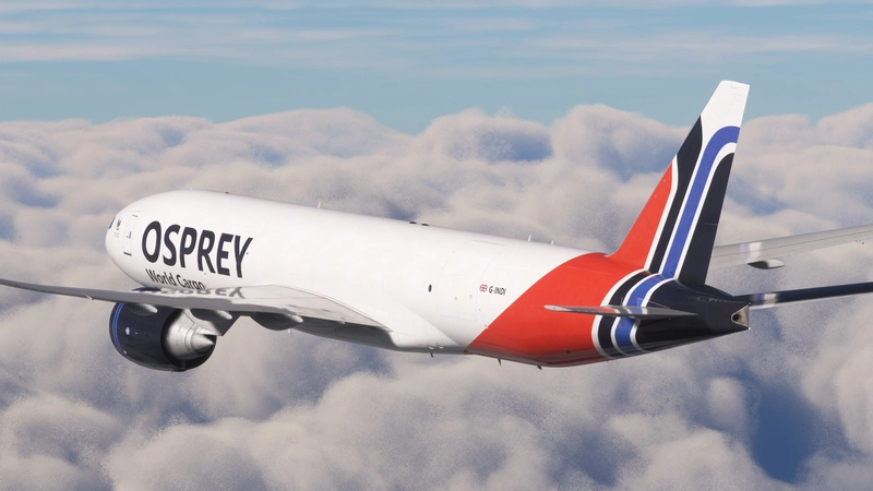 PMDG Boeing B777F Osprey World Cargo | 8K for Microsoft Flight ...