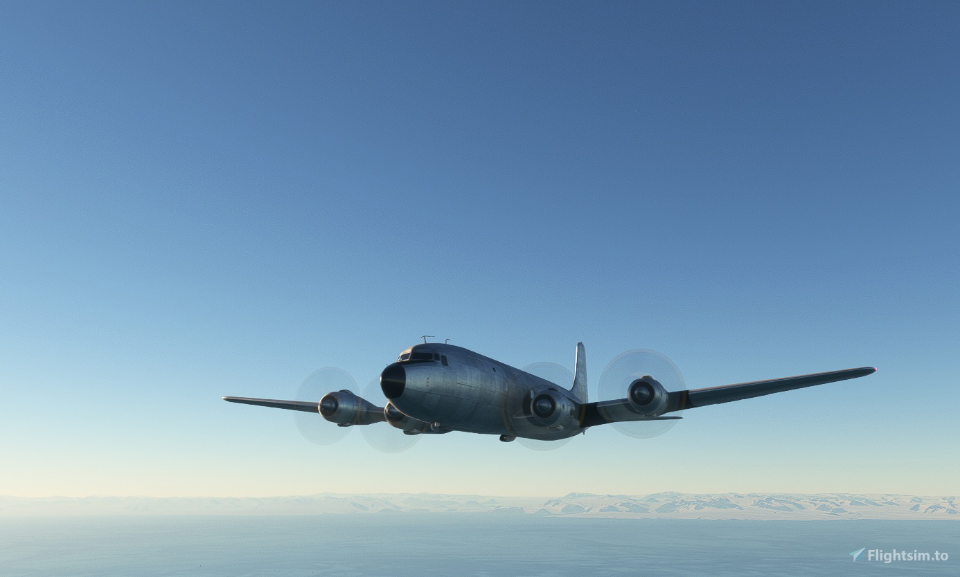PMDG DC-6 Little Nav Map performance for Microsoft Flight Simulator | MSFS