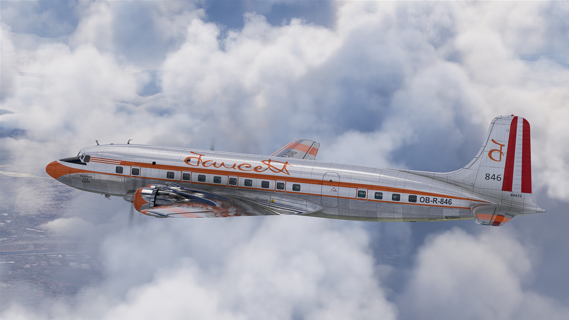 [PMDG] Faucett Peru Douglas DC-6B - MSFS Add-on - Flightsim.to