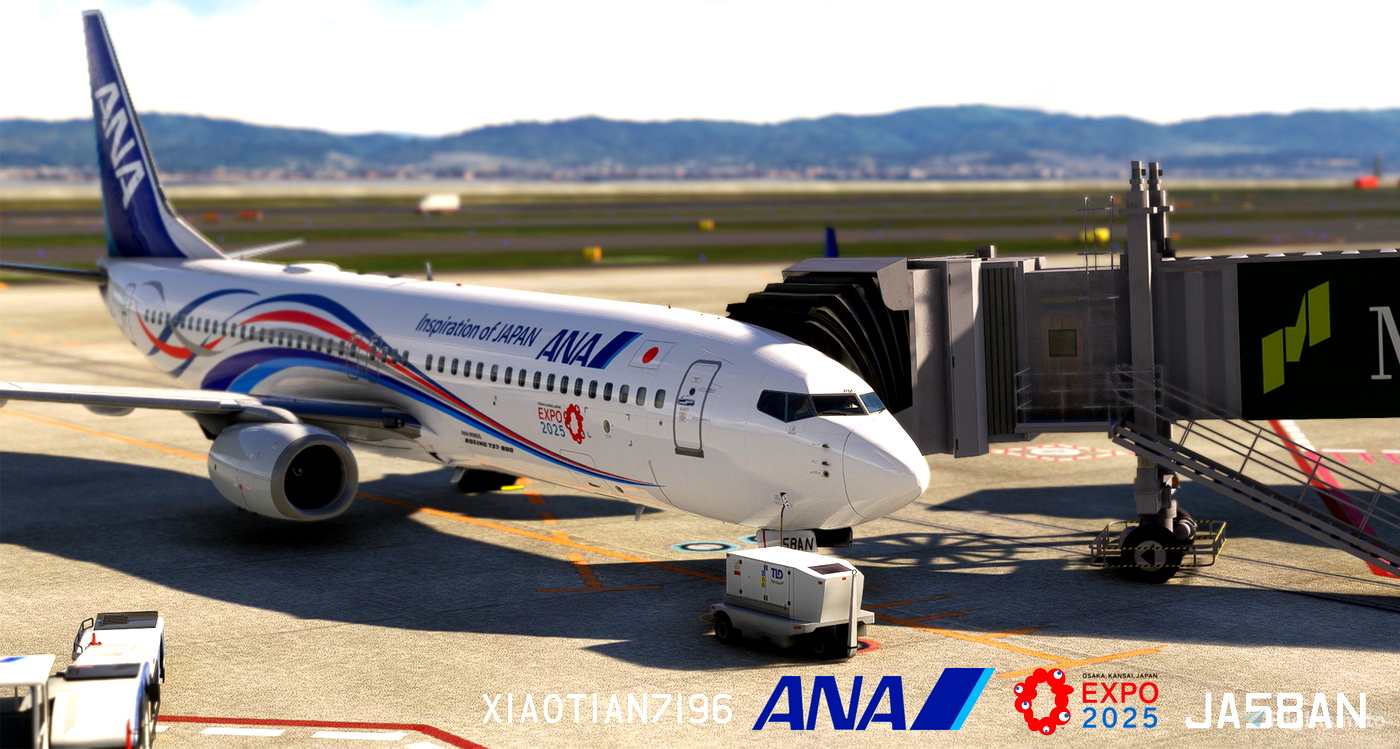 PMDG NG3 737-881 ANA EXPO 2025 Osaka JA58AN Livery for Microsoft Flight Simulator | Feed