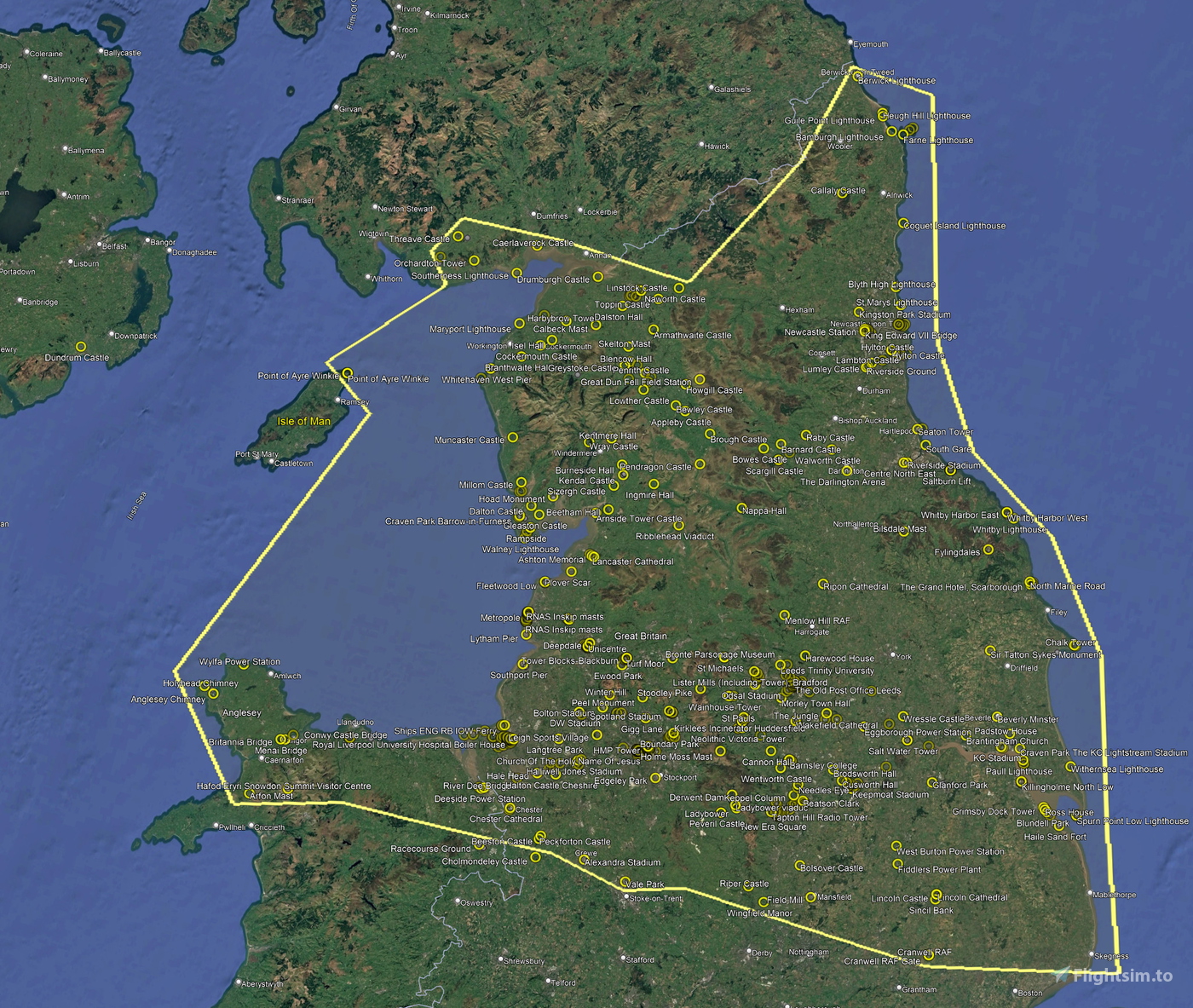 POI Markers for OrbX Great Britain Central for Microsoft Flight ...