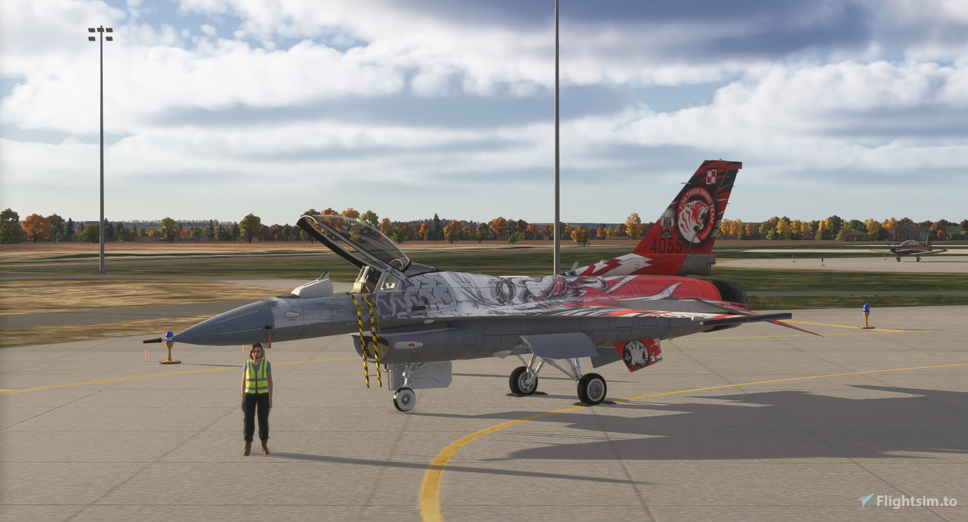 Polish Air Force F-16 10 Years Tiger Demo (RIP SLAB) for Microsoft Flight Simulator | MSFS