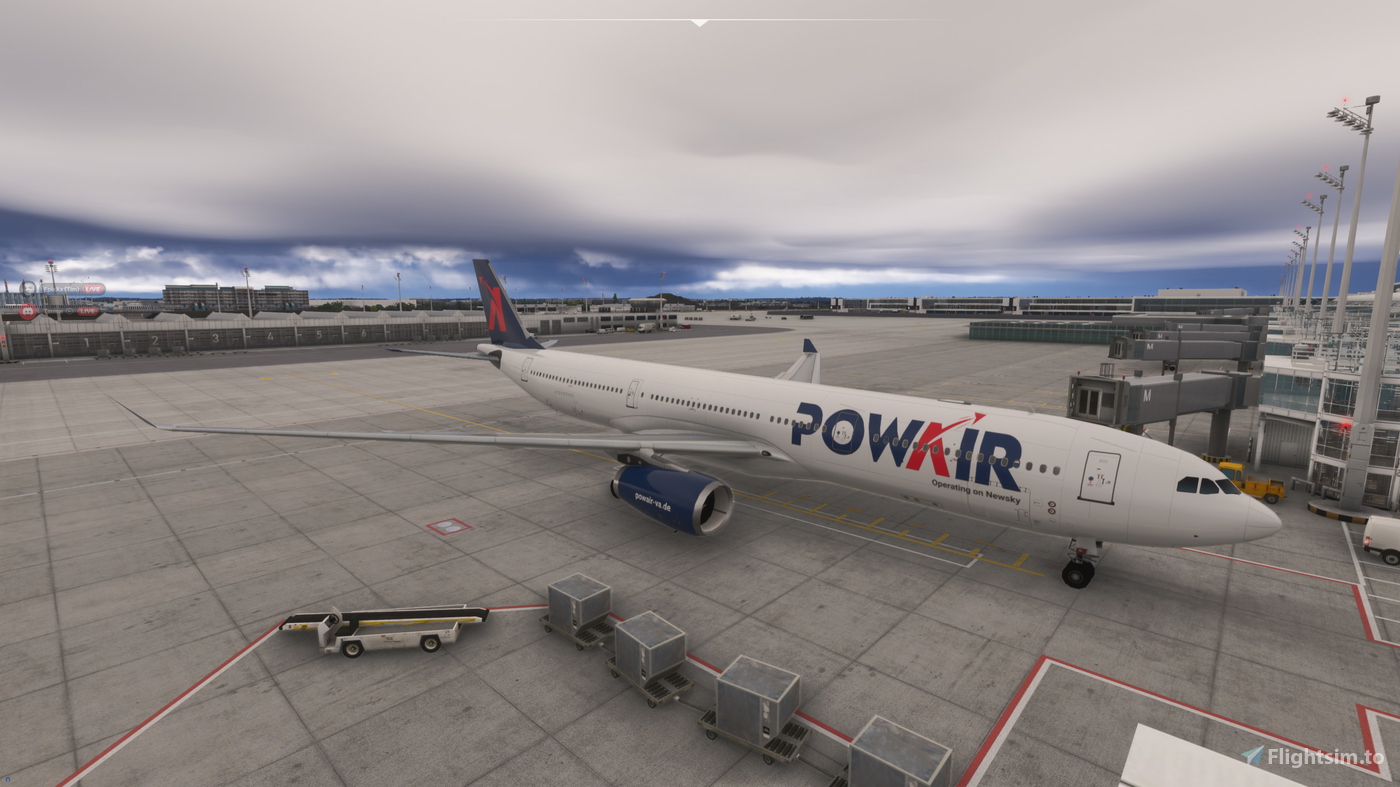 POWAir Virtual Airline - Newsky Custom FSLTL Liveries for Traffic ...