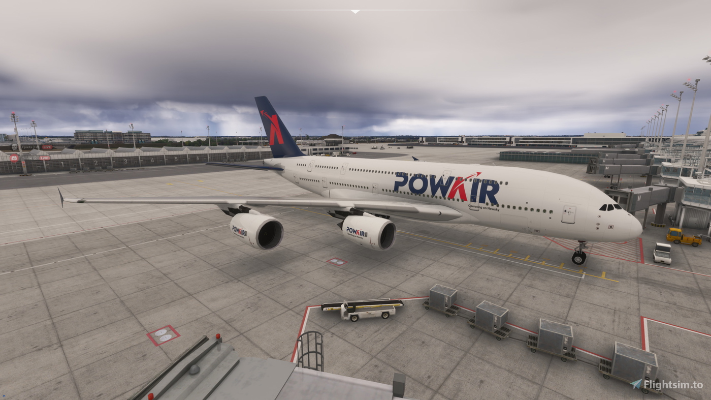 POWAir Virtual Airline - Newsky Custom FSLTL Liveries for Traffic ...