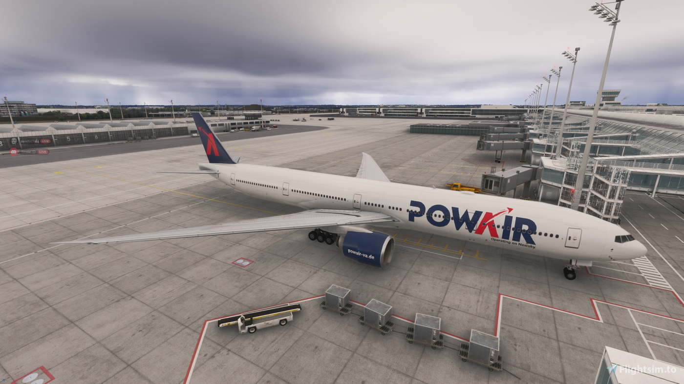 POWAir Virtual Airline - Newsky Custom FSLTL Liveries for Traffic ...
