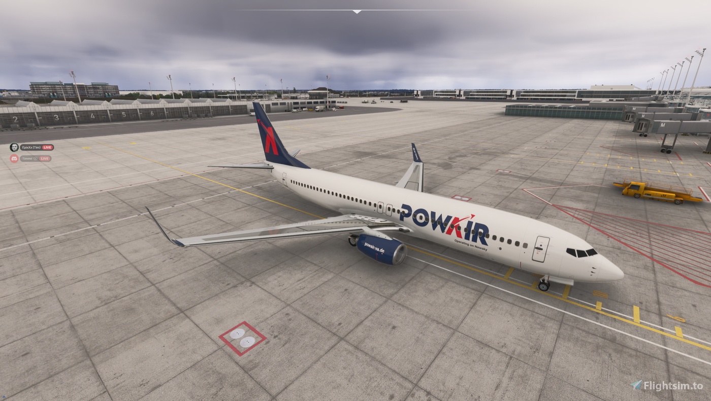 POWAir Virtual Airline - Newsky Custom FSLTL Liveries for Traffic ...