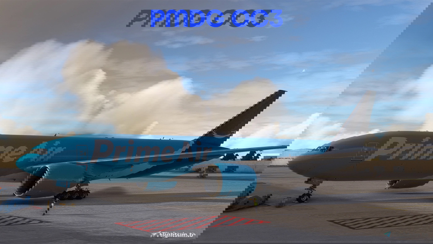 Prime Air Blue PMDG B777F for Microsoft Flight Simulator | MSFS