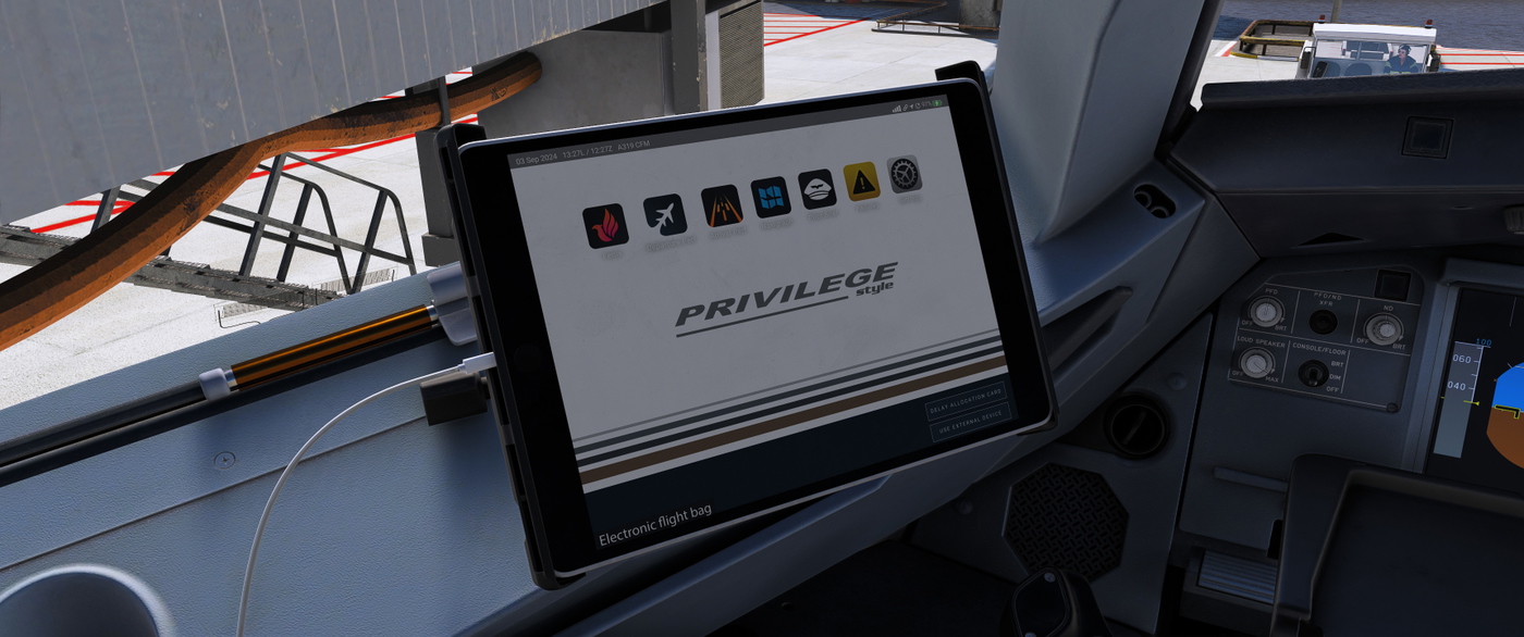 Privilege Style [PVG] - EFB Backround for Fenixsim A319/320/321 pour ...