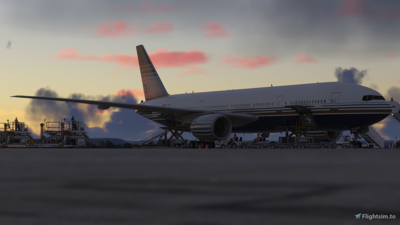 Privilege Style Retired [EC-MUA] w/Cabin | PMDG B777-200ER for ...
