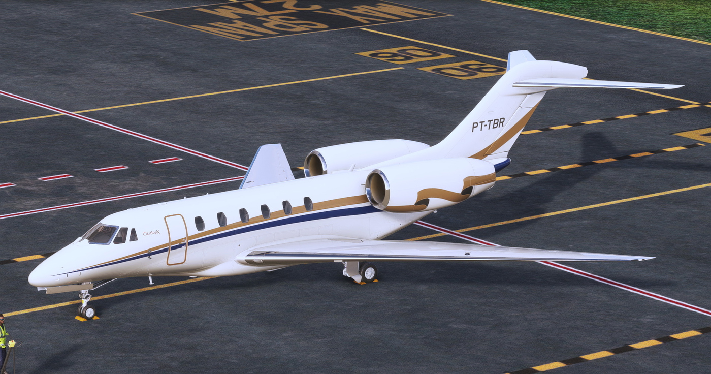 PT-TBR | FlightFX Cessna Citation X | 8K (Dynamic Registration) para ...