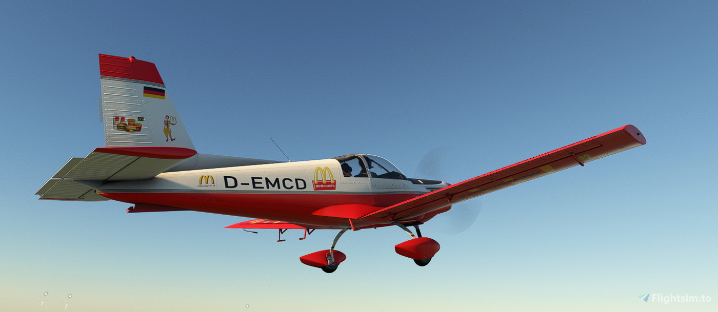 PWDT Zlin 142 / "McDonald's" / 2 versions (as requested) for Microsoft ...