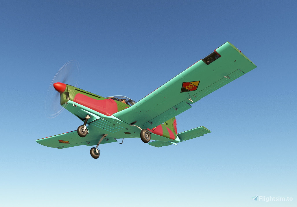 PWDT Zlin-142 "27" NVA (fict.) for Microsoft Flight Simulator | MSFS
