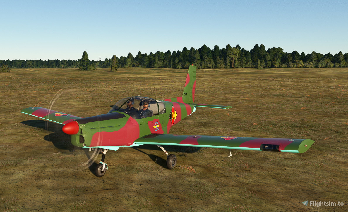 PWDT Zlin-142 "27" NVA (fict.) for Microsoft Flight Simulator | MSFS