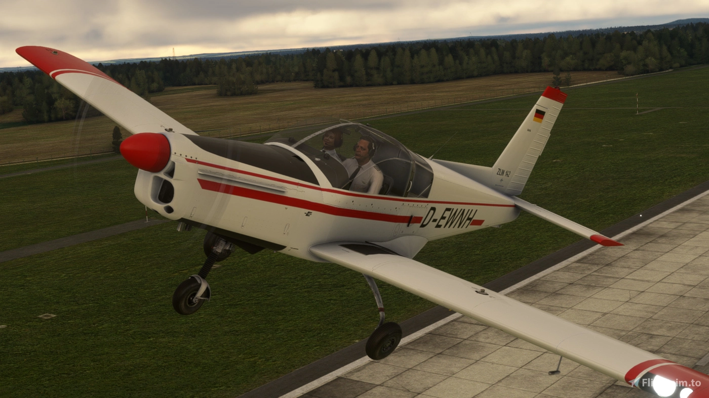 PWDT Zlin 142 D-EWNH private owner Germany for Microsoft Flight ...