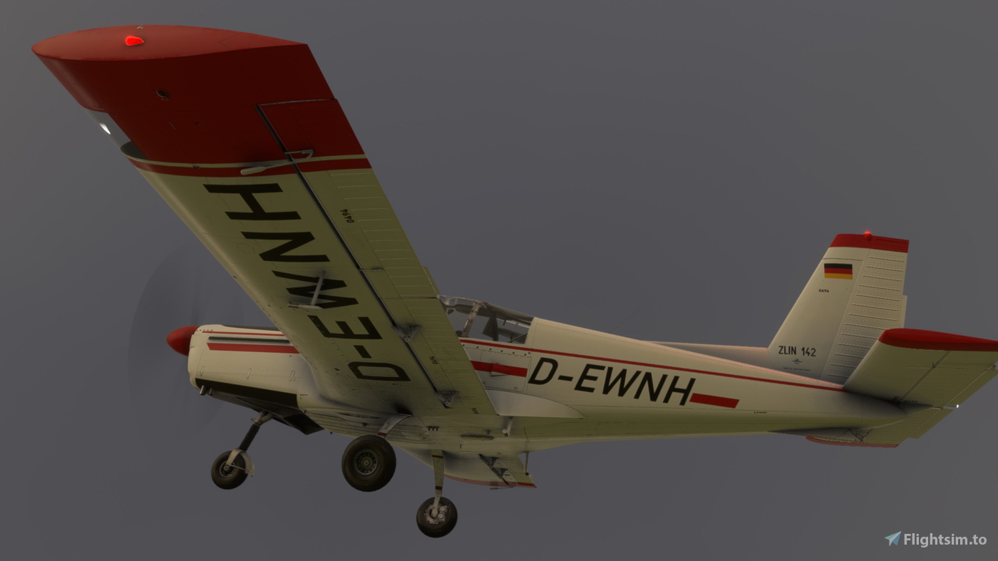PWDT Zlin 142 D-EWNH private owner Germany para Microsoft Flight ...