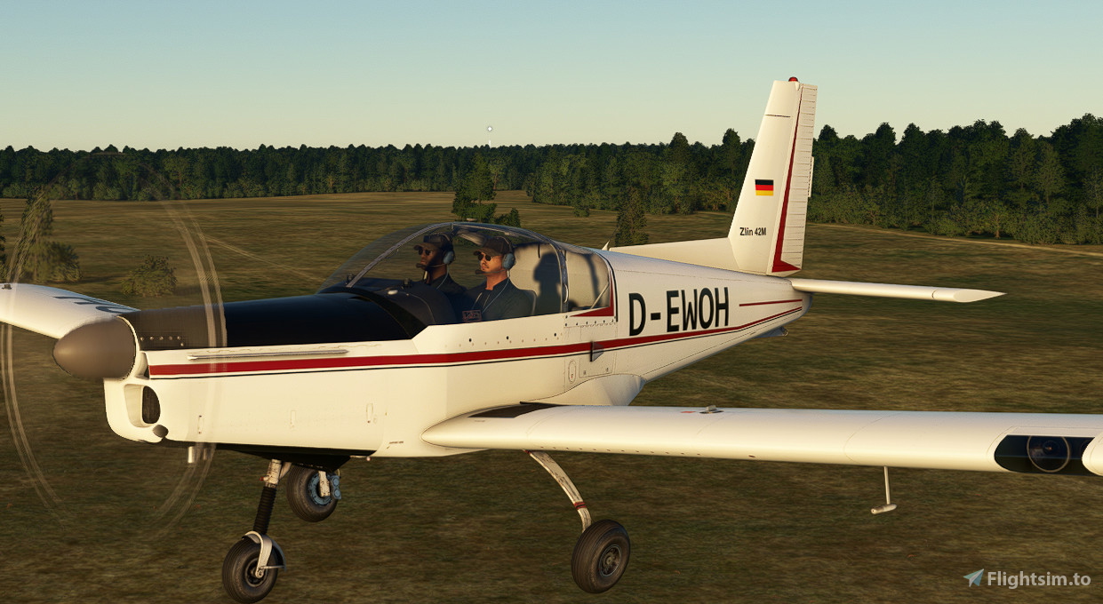PWDT Zlin 142 D-EWOH (fict. livery for Z-42 mid 90' s) for Microsoft ...