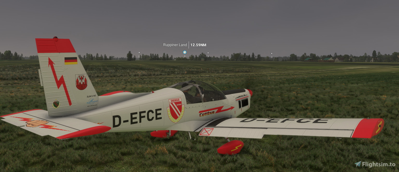 PWDT ZLIN Z-142 / fict. livery of german soccer club "FC Energie ...