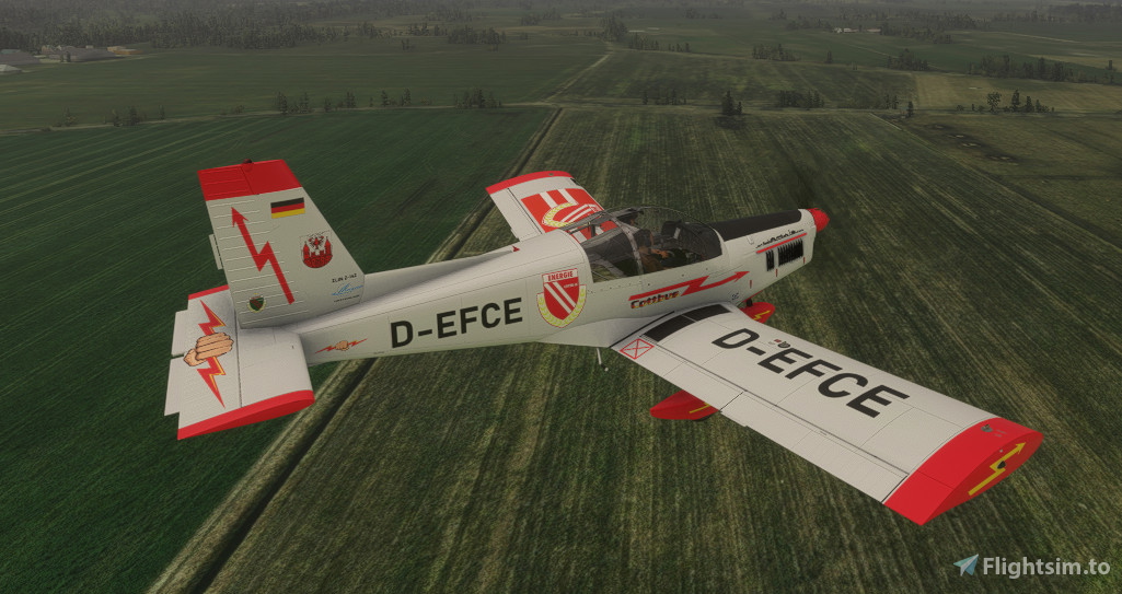 PWDT ZLIN Z-142 / fict. livery of german soccer club "FC Energie ...