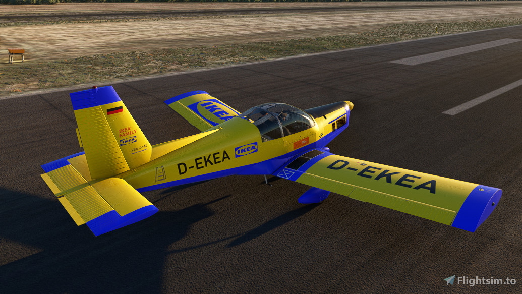 PWDT Zlin Z-142 / fict. livery "IKEA" / as requested pour Microsoft ...