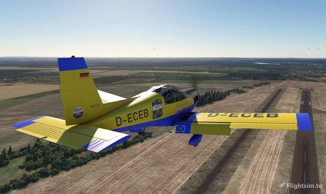 PWDT Zlin Z-142 / fict. livery "Corona Extra Beer" / faded, as ...