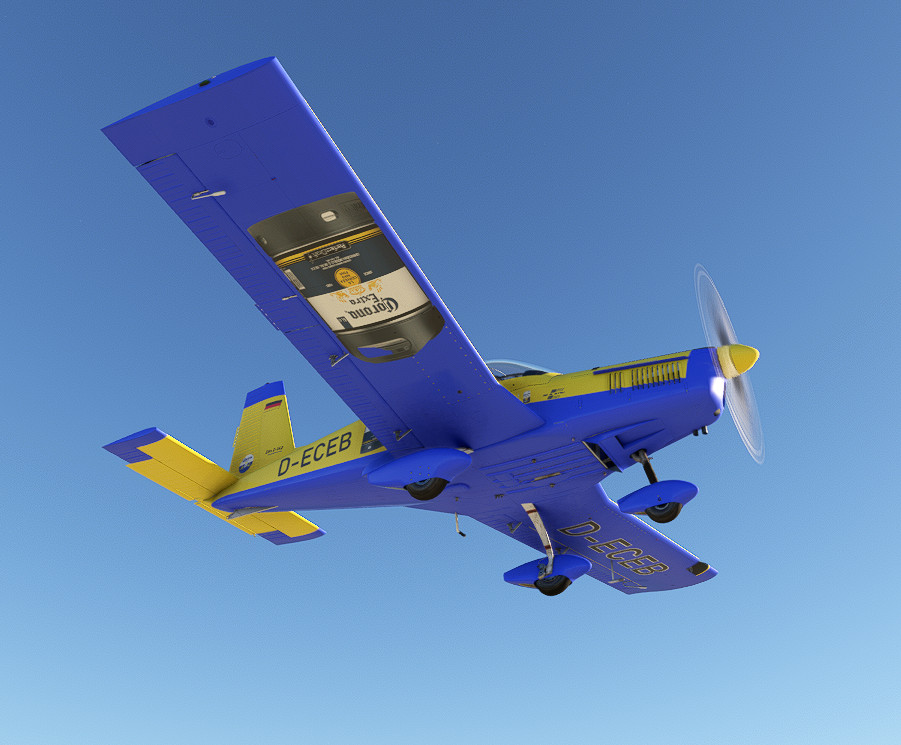 PWDT Zlin Z-142 / fict. livery "Corona Extra Beer" / faded, as ...