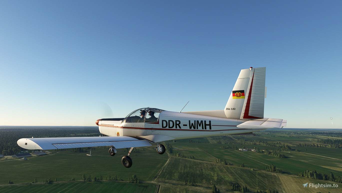 PWDT Zlin Z-142 DDR-WMH (fict.) for Microsoft Flight Simulator | MSFS