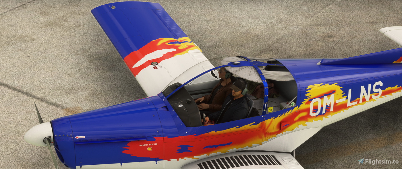 PWDT Zlin Z-142 OM-LNS 1.01 for Microsoft Flight Simulator | MSFS