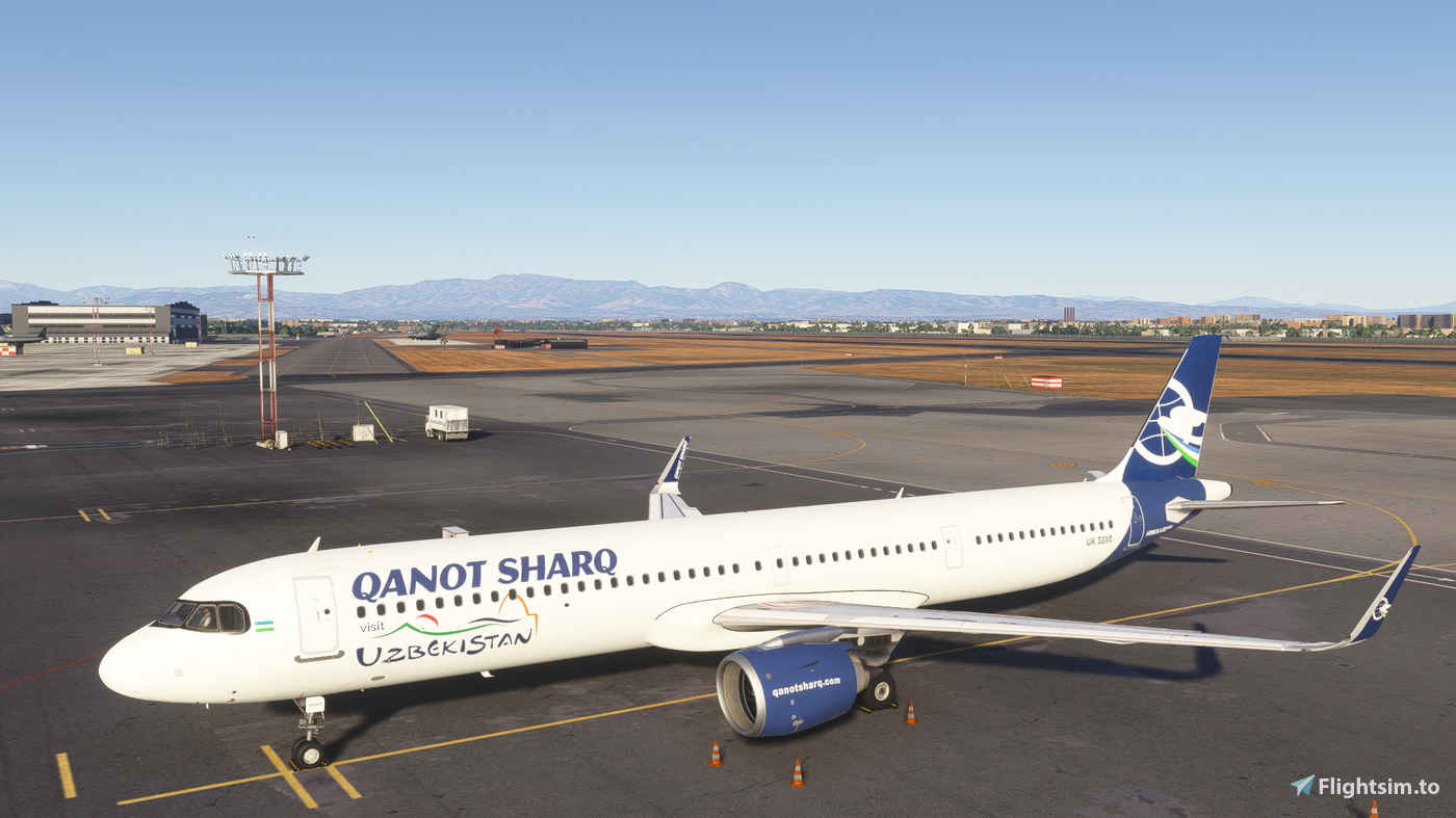 Qanot Sharq Airlines UK32110 A321 NEO FSLABS のために Microsoft Flight ...