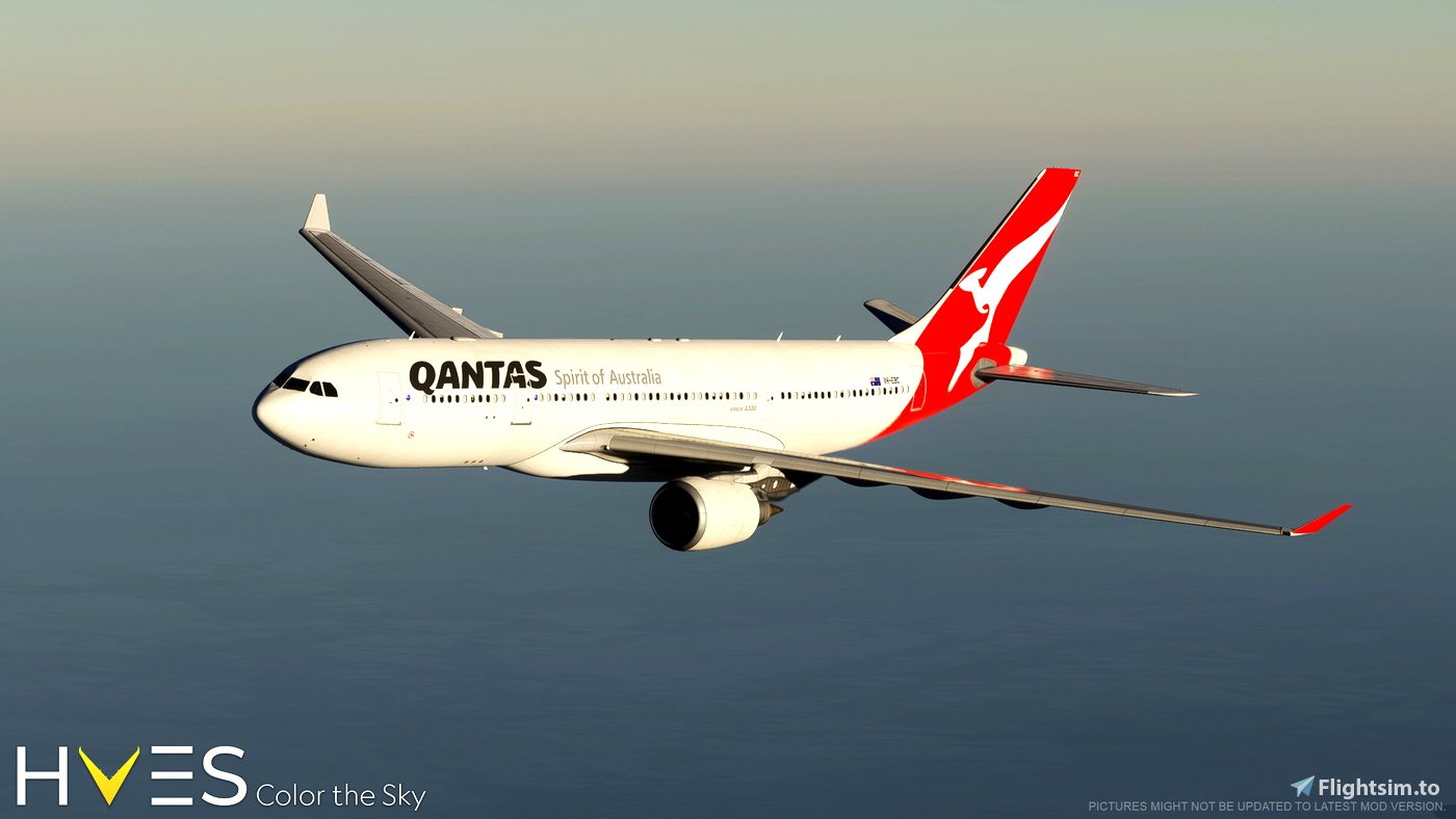 QANTAS Old Colors Pack w/Cabin | A330-200 inibuilds [SmartDecals] for ...