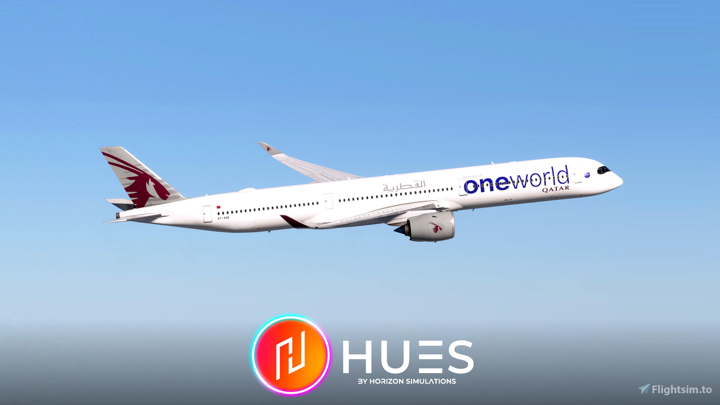 Threads - Qatar Airways [A7-ANE 'Oneworld'] - IniBuilds A350-1000 for Microsoft Flight Simulator ...