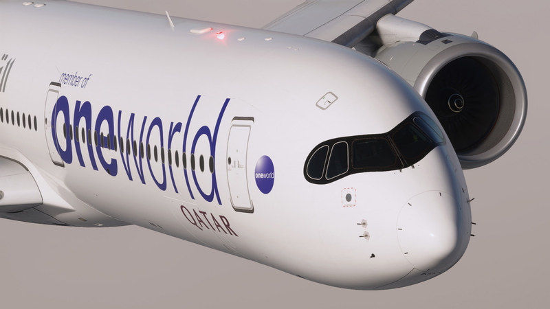 Qatar Airways [A7-ANE 'Oneworld'] - IniBuilds A350-1000 for Microsoft Flight Simulator | MSFS