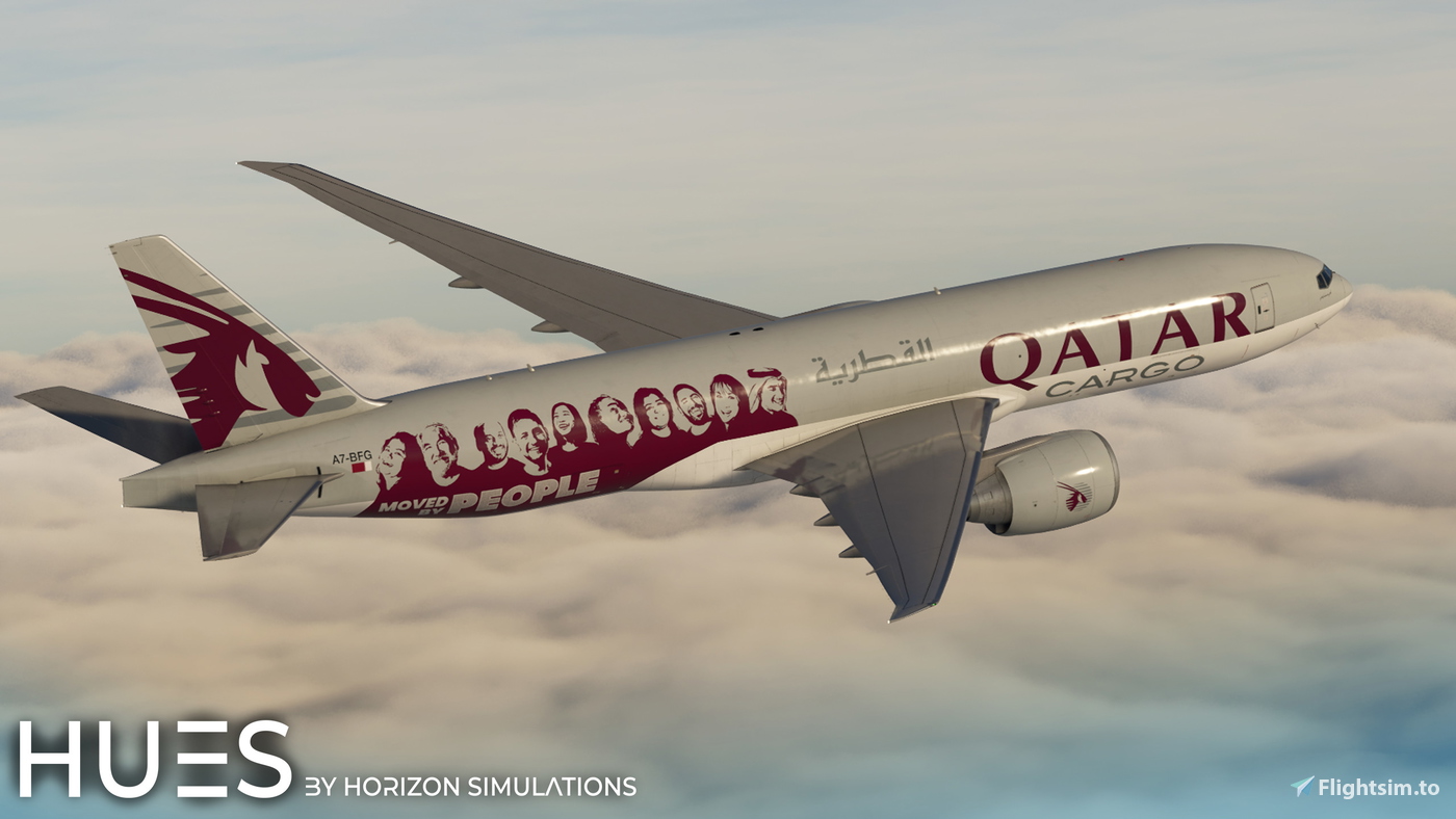 Qatar Airways A7-BFG "Moved by People" | PMDG Boeing 77F | 8K & 4K pro ...