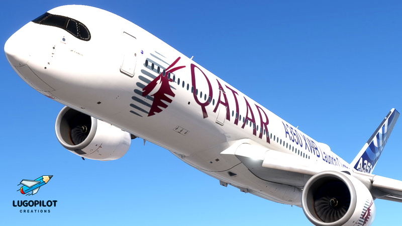 Qatar Airways F-WZNW (High-Fidelity) | inibuilds a350-900 for Microsoft ...