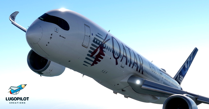 Qatar Airways F-WZNW (High-Fidelity) | inibuilds a350-900 for Microsoft ...