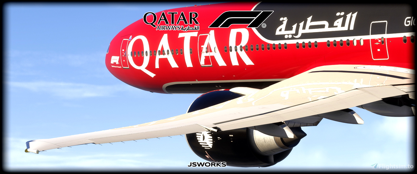 Threads - Qatar Airways Formula 1 | PMDG 777-300ER のために Microsoft ...