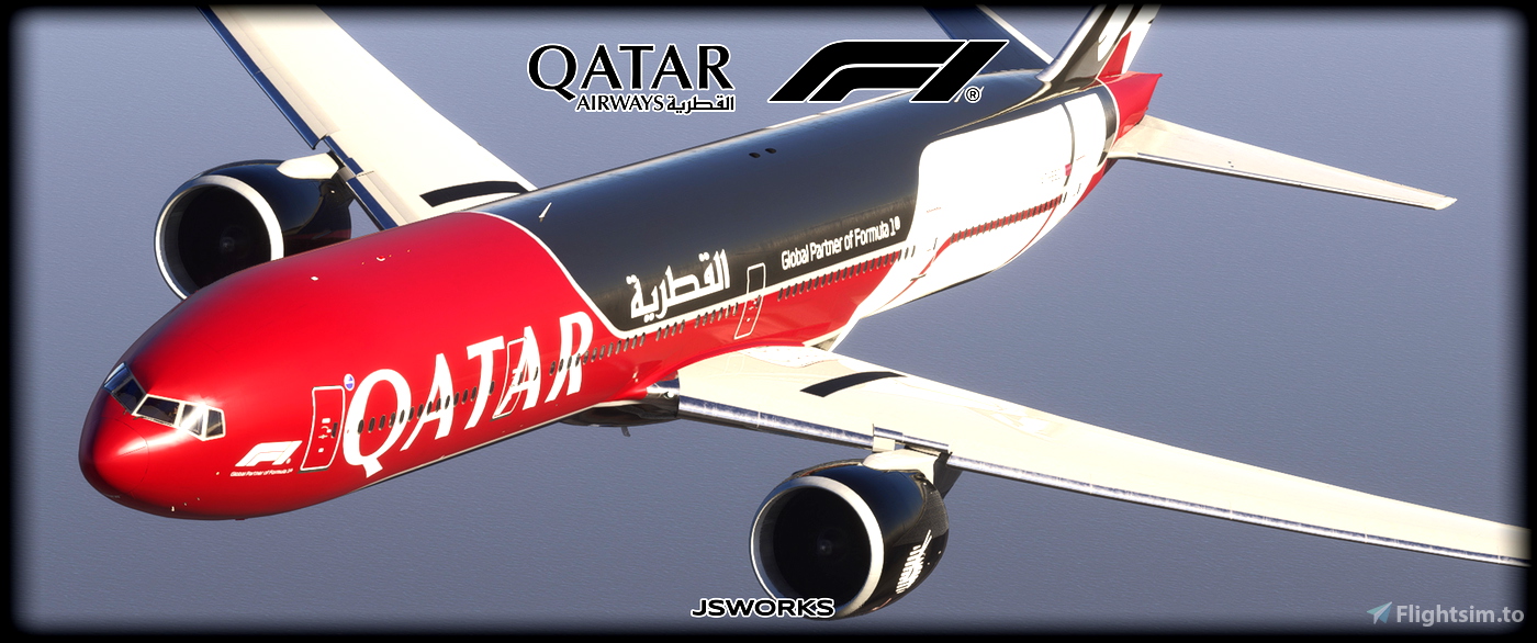 Threads - Qatar Airways Formula 1 | PMDG 777-300ER のために Microsoft ...