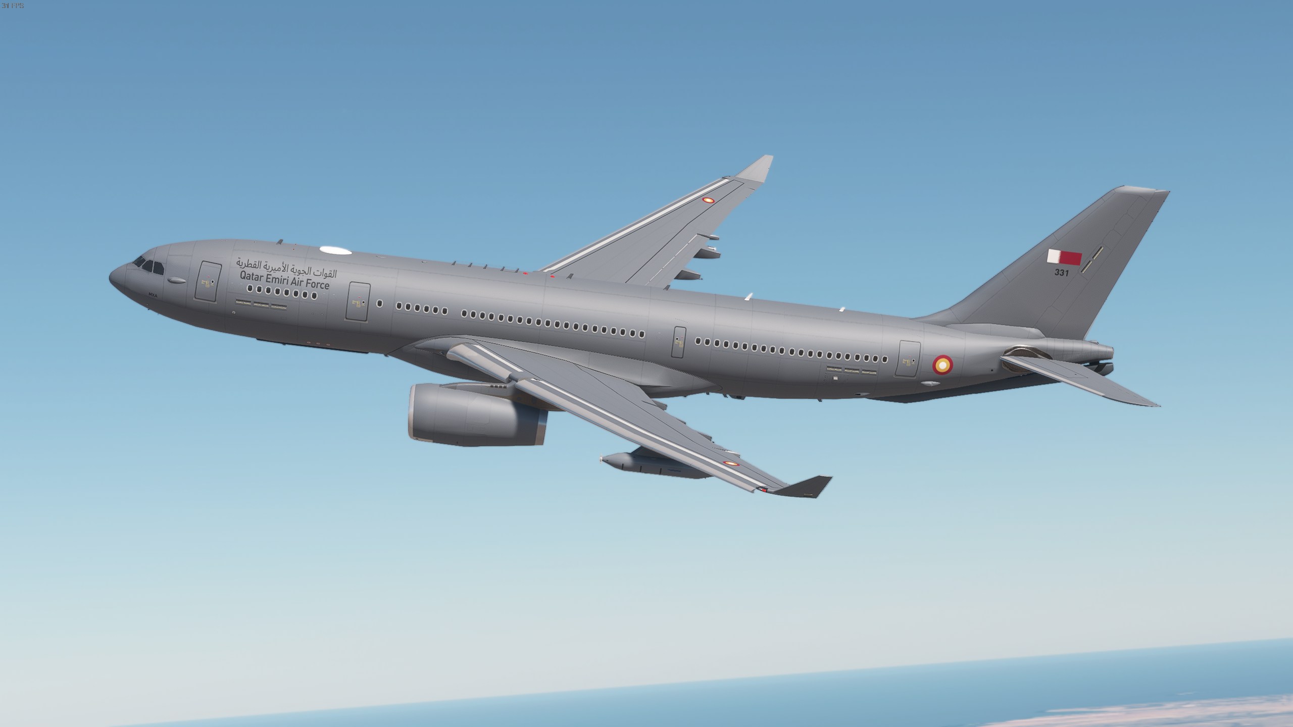 Qatar Emiri Air Force (QEAF) | A330 MRTT A7-MXA 331 - MSFS Add-on ...