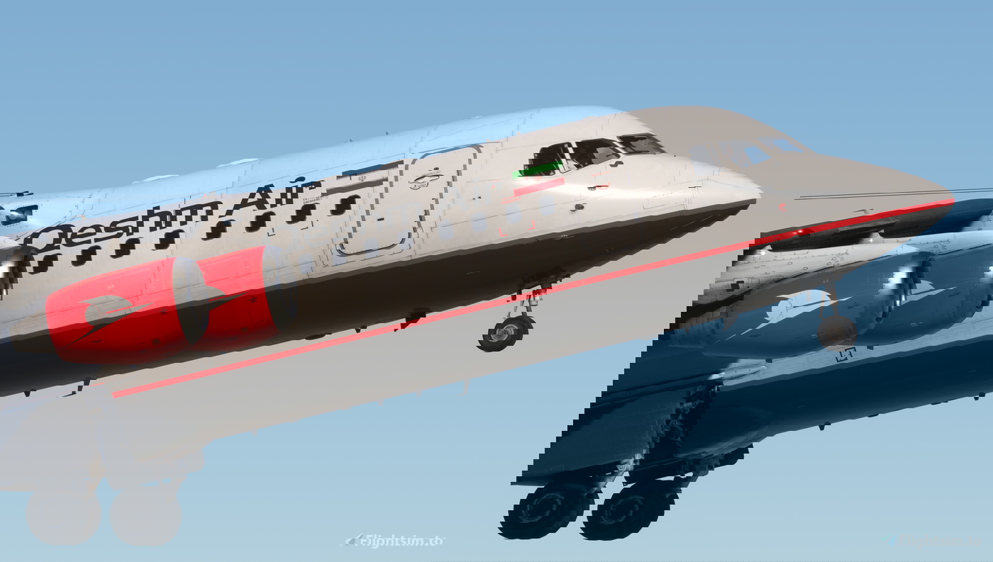 Qeshm Air EP-FQV Just Flight Avro RJ 100 - 8K for Microsoft Flight Simulator | MSFS