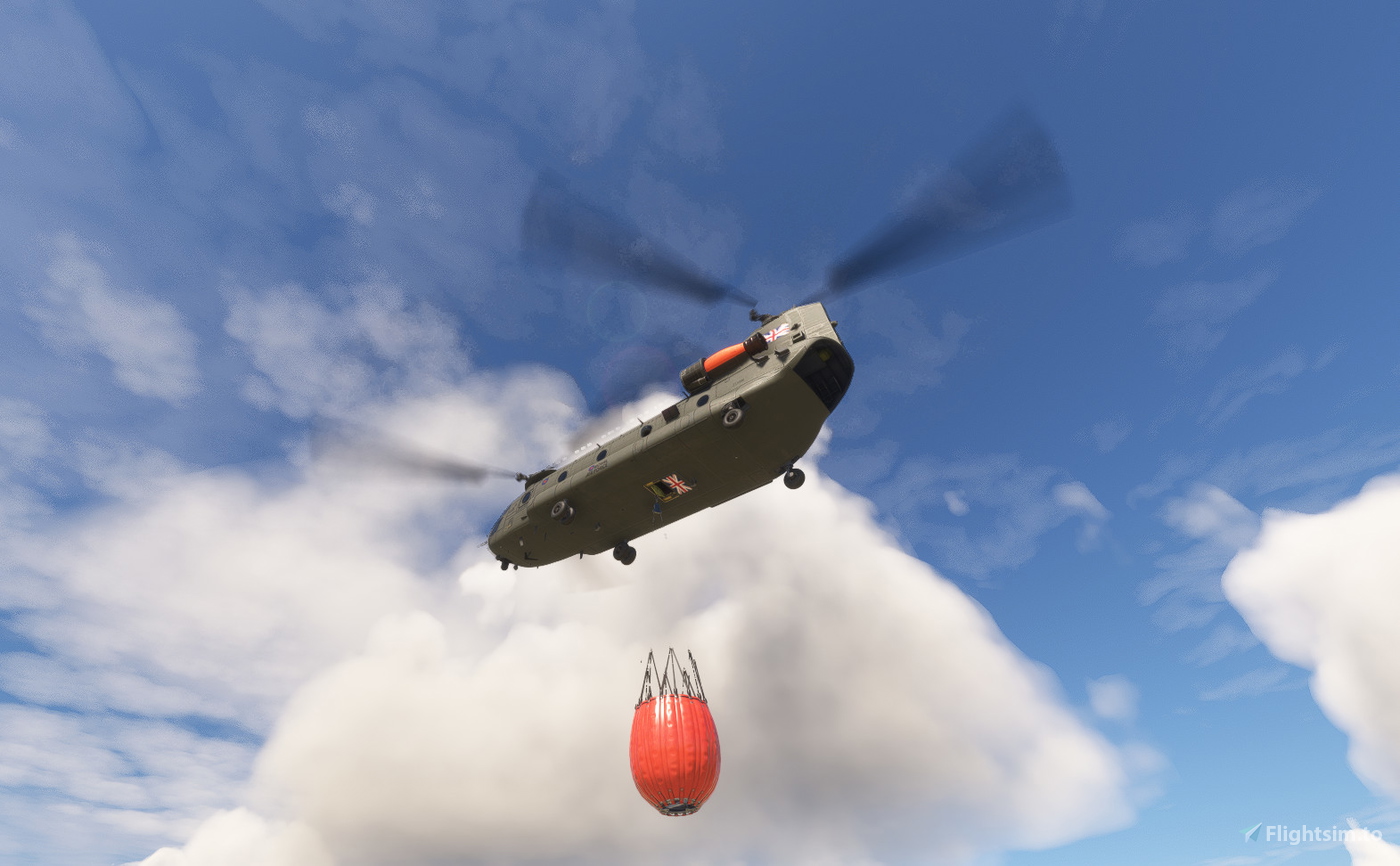 RAF 1310 Flight Chinook ZD891 para Microsoft Flight Simulator | MSFS