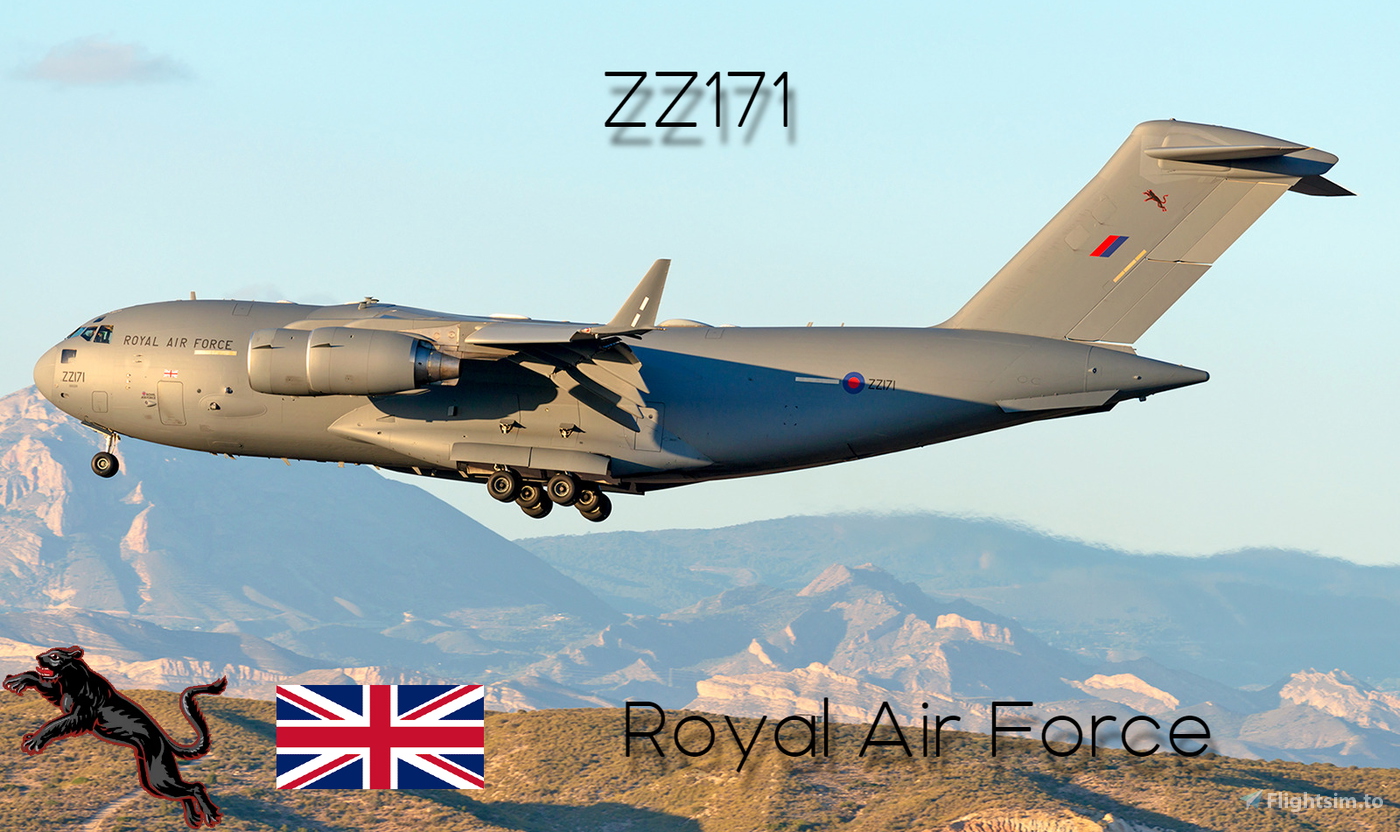 RAF C-17 Complete Registration for Microsoft Flight Simulator | MSFS