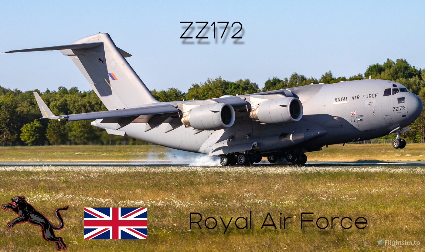 RAF C-17 Complete Registration for Microsoft Flight Simulator | MSFS