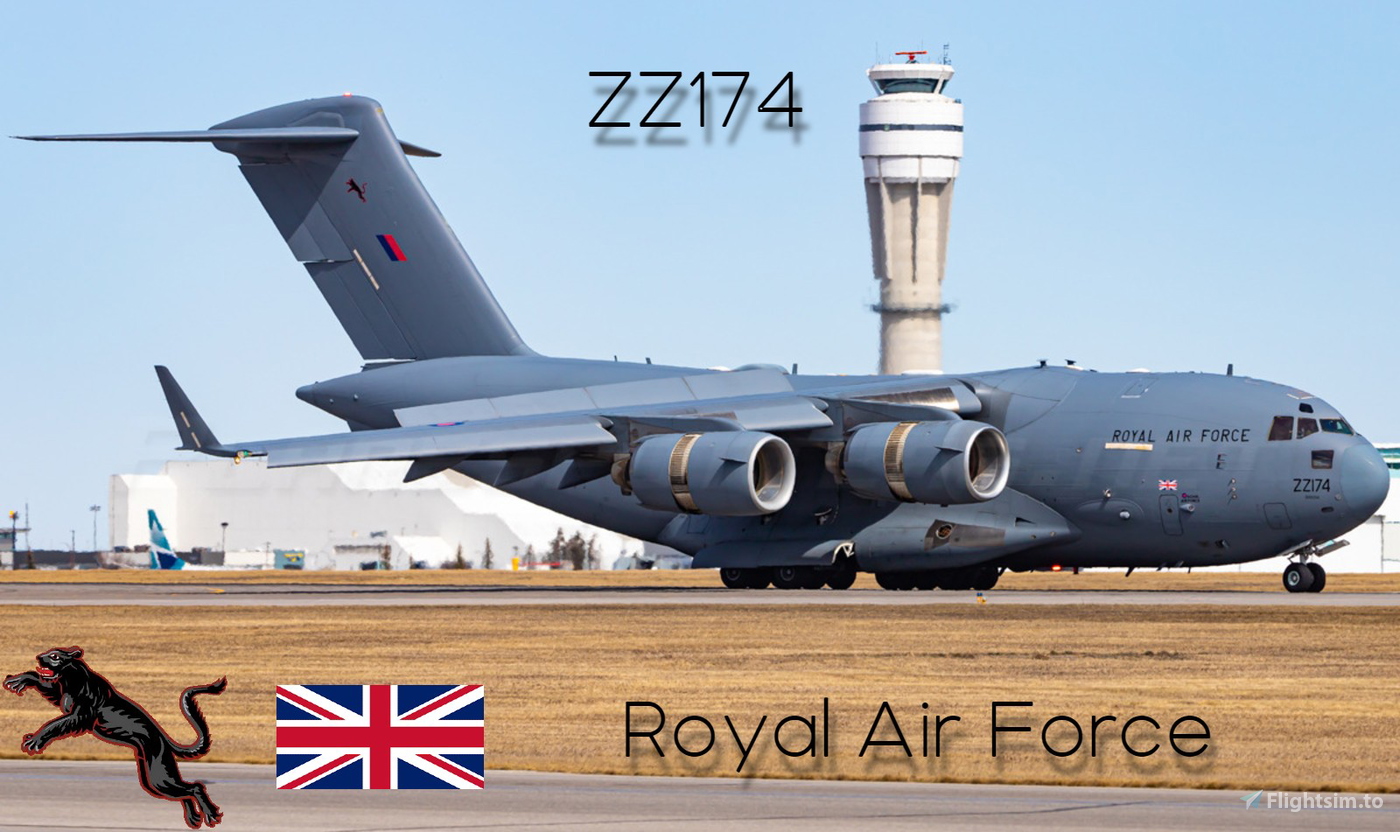 RAF C-17 Complete Registration for Microsoft Flight Simulator | MSFS
