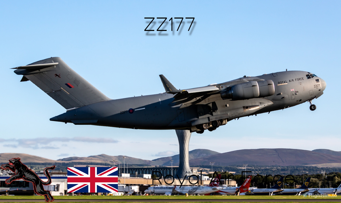 RAF C-17 Complete Registration for Microsoft Flight Simulator | MSFS