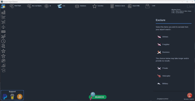 Random Flight Database for Microsoft Flight Simulator | MSFS