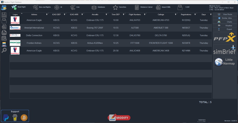 Random Flight Database for Microsoft Flight Simulator | MSFS