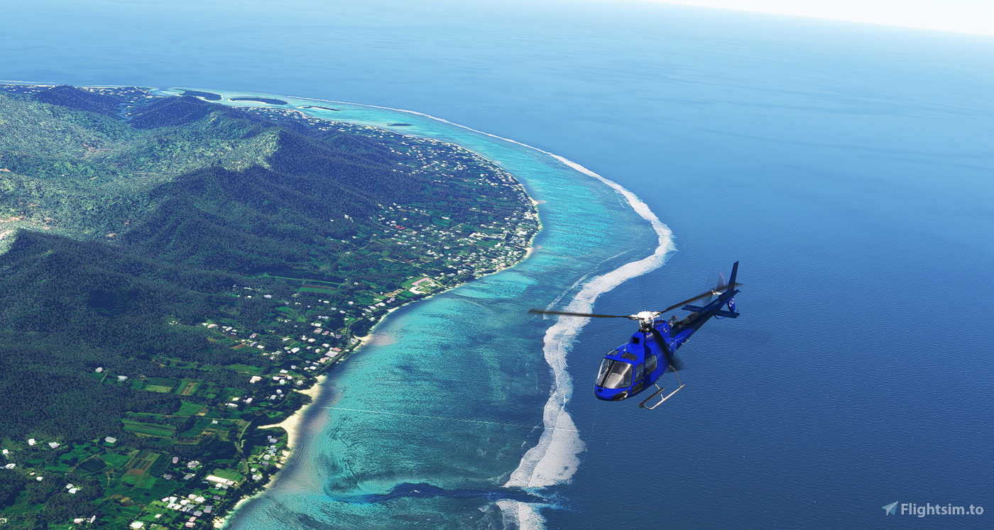 Rarotonga, Cook Islands Coral Reef (Pacific Islands) | MSFS Water Mask ...