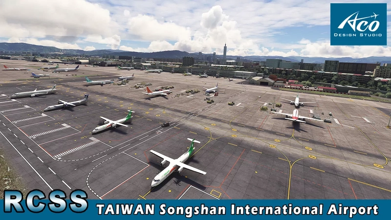 RCSS Taipei SongShan International Airport (ACODESIGN STUDIO) | GSX Profile for Microsoft Flight ...