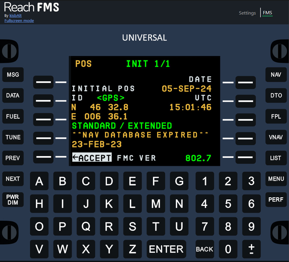 ReachFMS - Universal remote FMS for MSFS for Microsoft Flight Simulator ...
